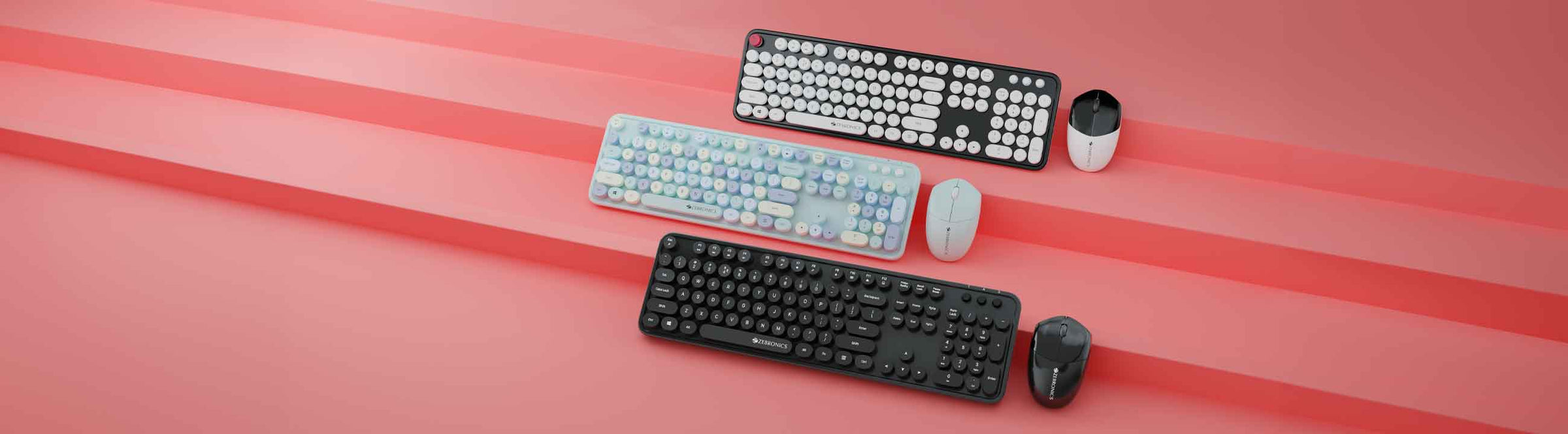 Wireless Keyboard Mouse Combo – Zebronics | PC Combos