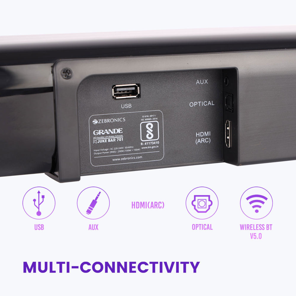 Zebronics Juke bar 701 Sound bar