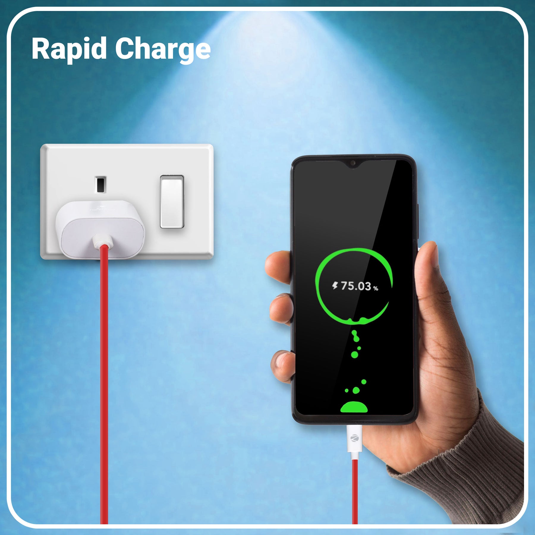 Zebronics MA108B Mobile charger
