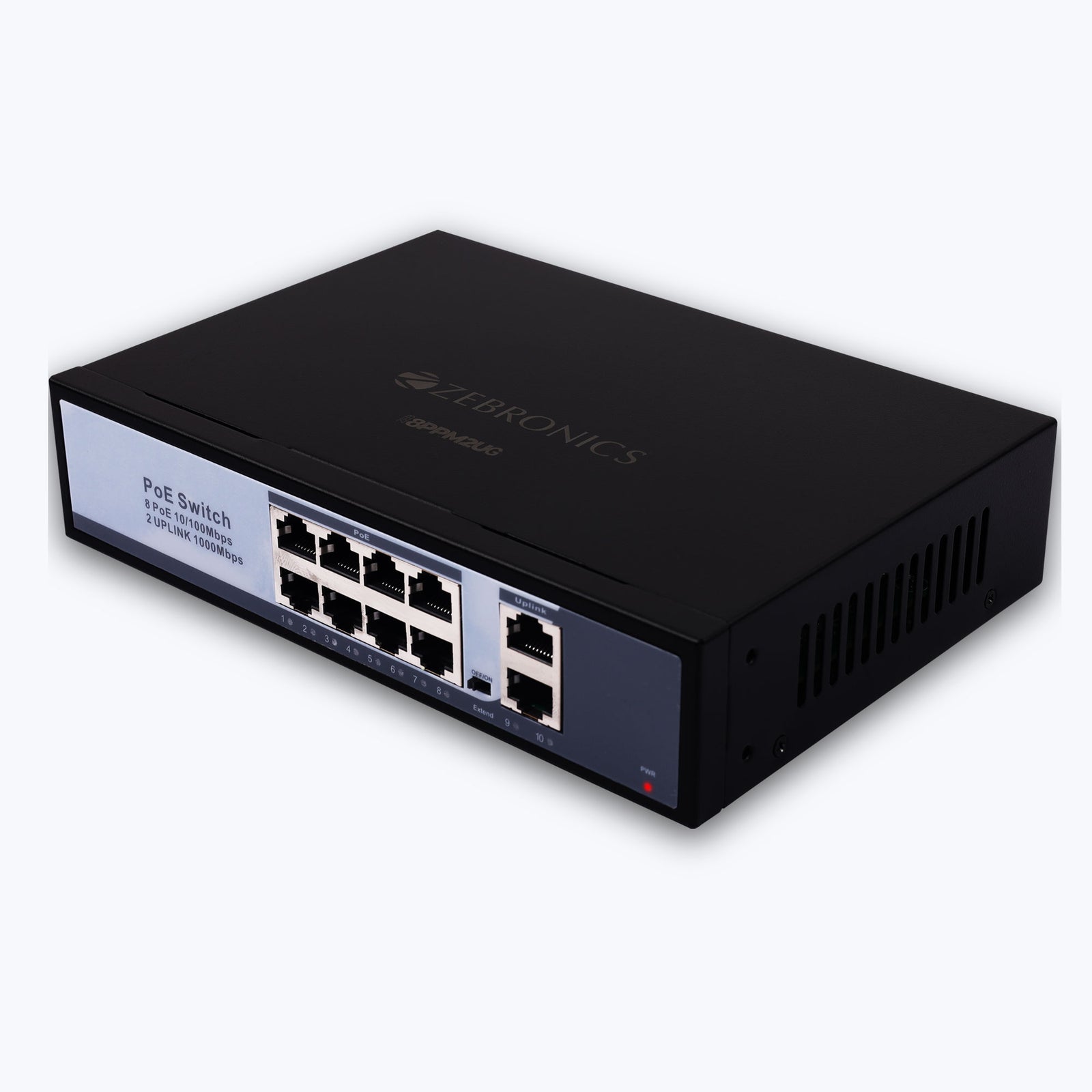Zebronics 8PPM2UG - 8 Port POE Switch