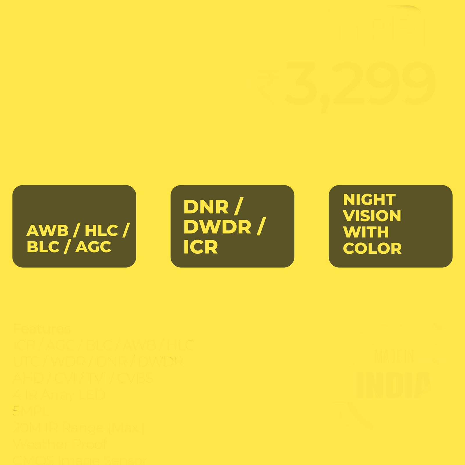 Zebronics AHDPBSL24 HD Bullet Camera