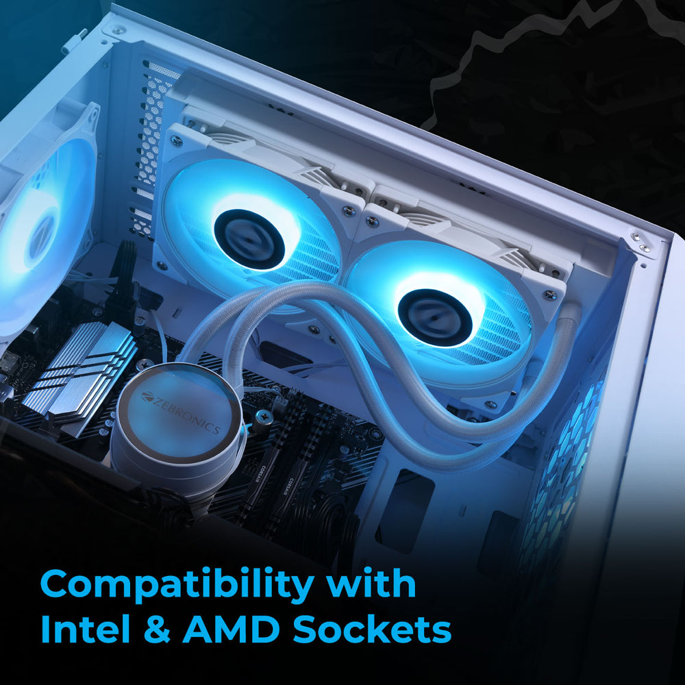 Zebronics AIO240AW/AB AIO Cooling Fan
