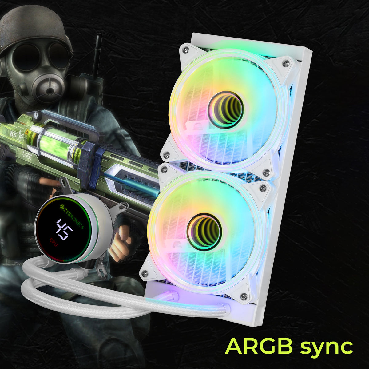 Zebronics AIO240TB / TW AIO Cooling Fan