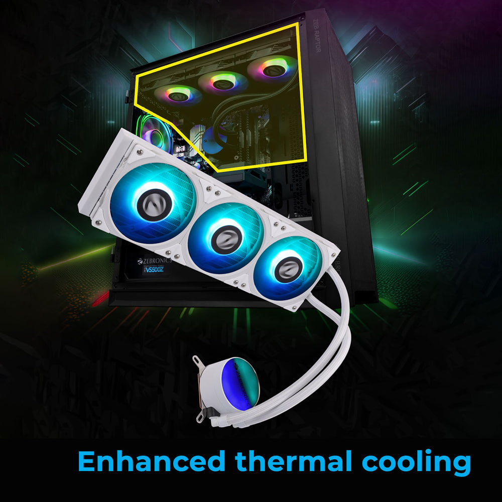 Zebronics AIO360AW/AB AIO Cooling Fan