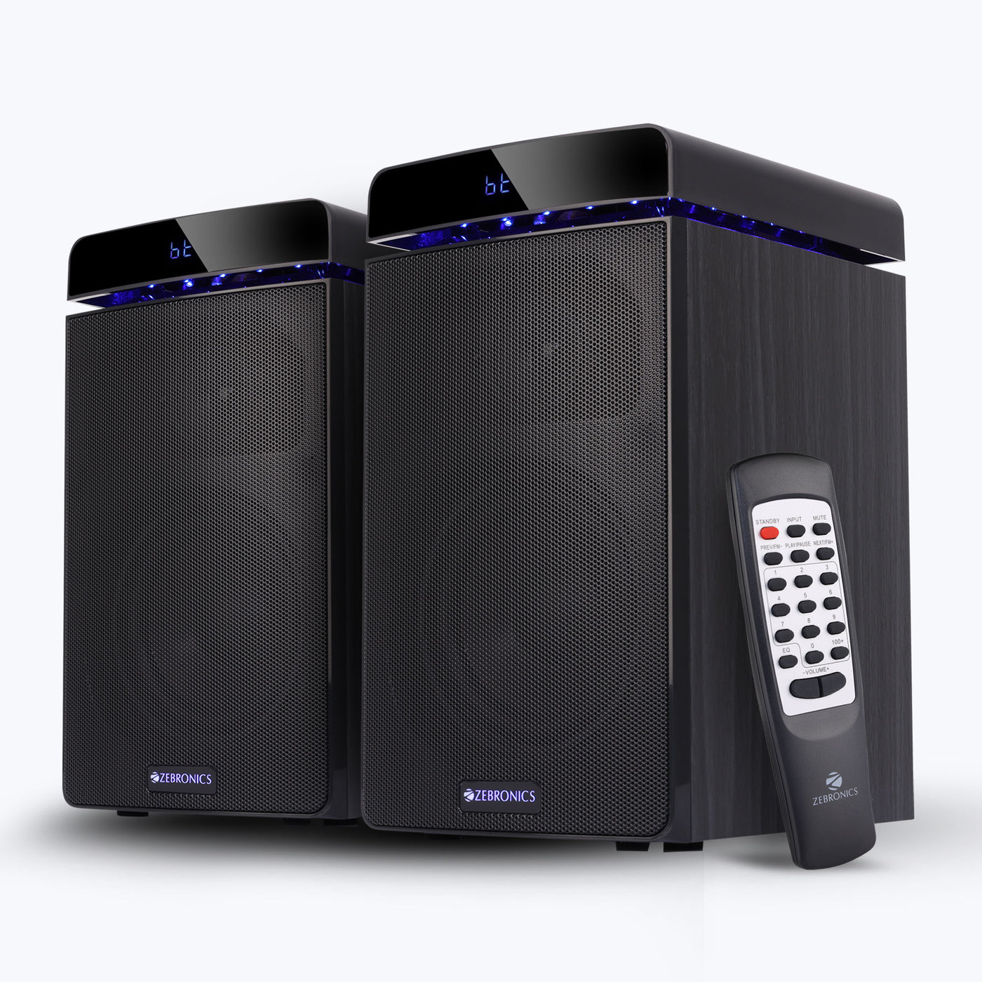 Zebronics BT4848RUCF 2.0 Bookshelf speaker - 80W, LED, Bass