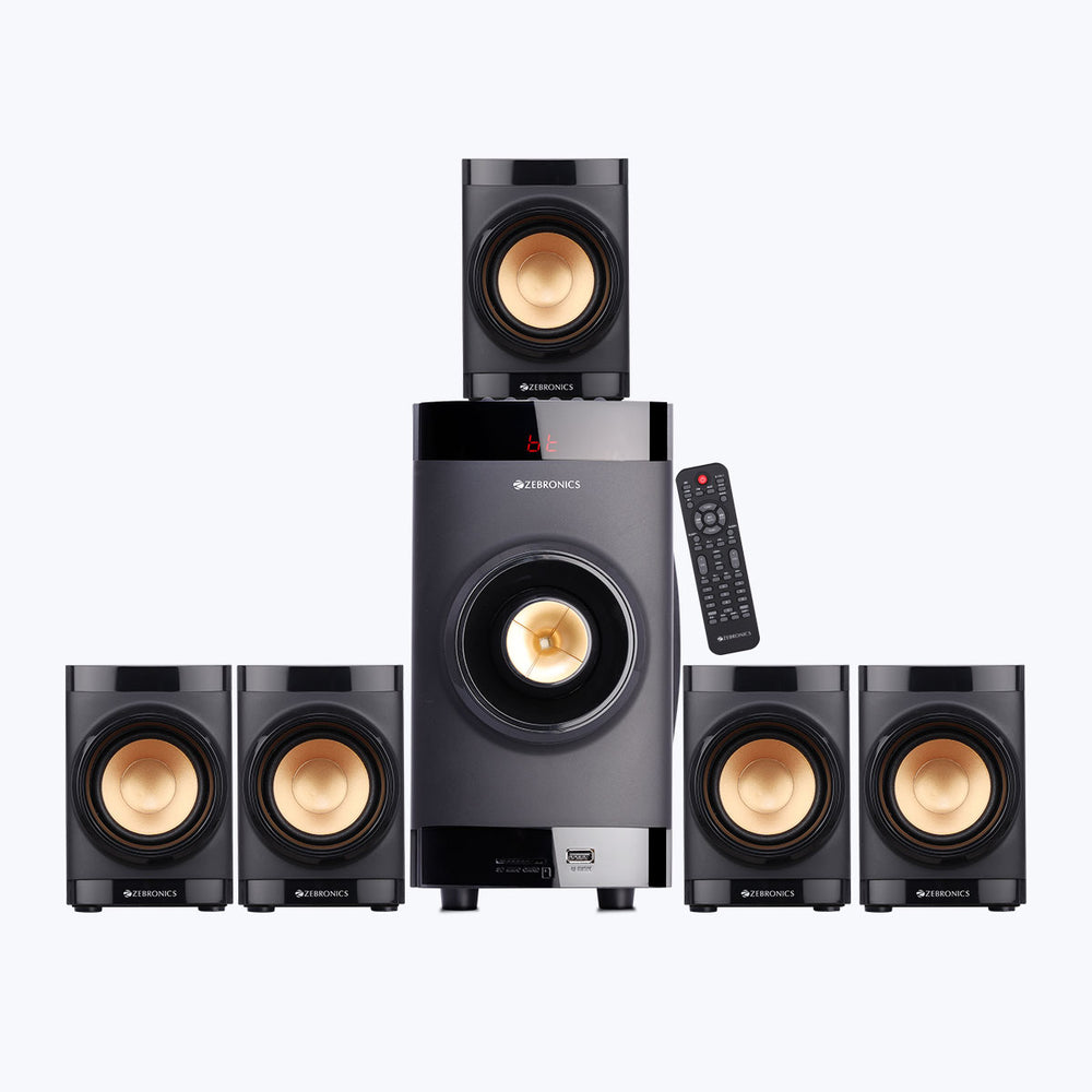 Zebronics BT7451RUCF 5.1 Speaker - 90W, 5.1ch, LED