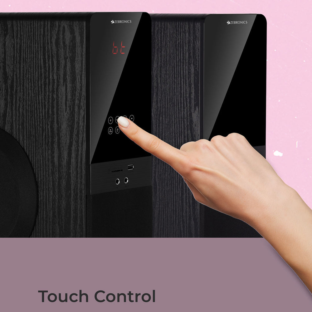 Zebronics BTM 8800 RUCF Tower Speaker - 100W, 2.0ch, karaoke