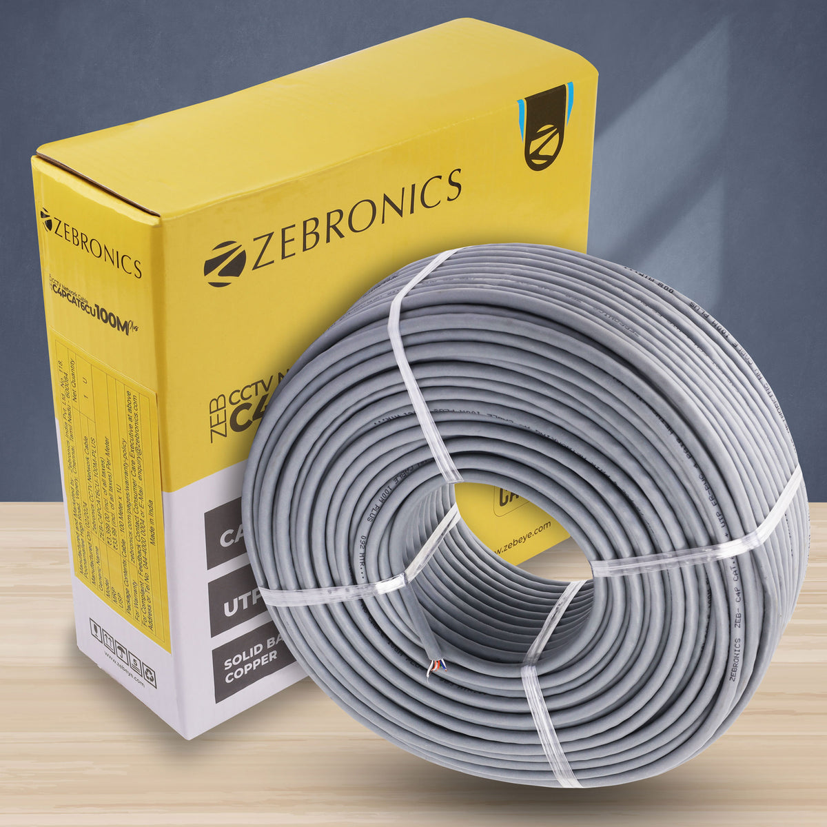Zebronics C4PCAT6CU 100M Plus Network Cable