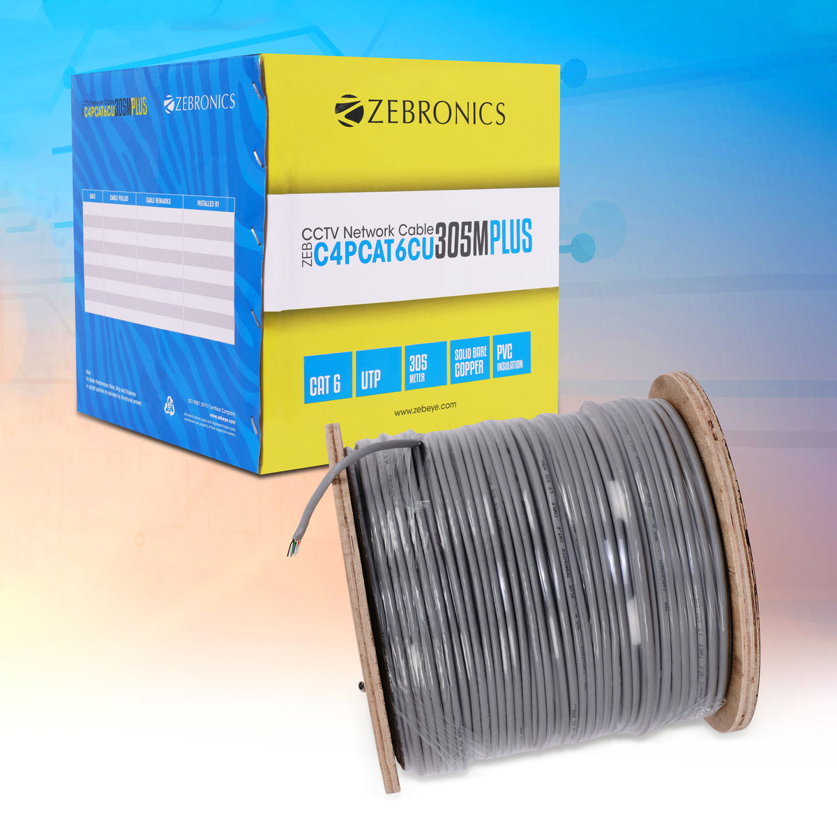 Zebronics C4PCAT6CU-305M-Plus Network Cable