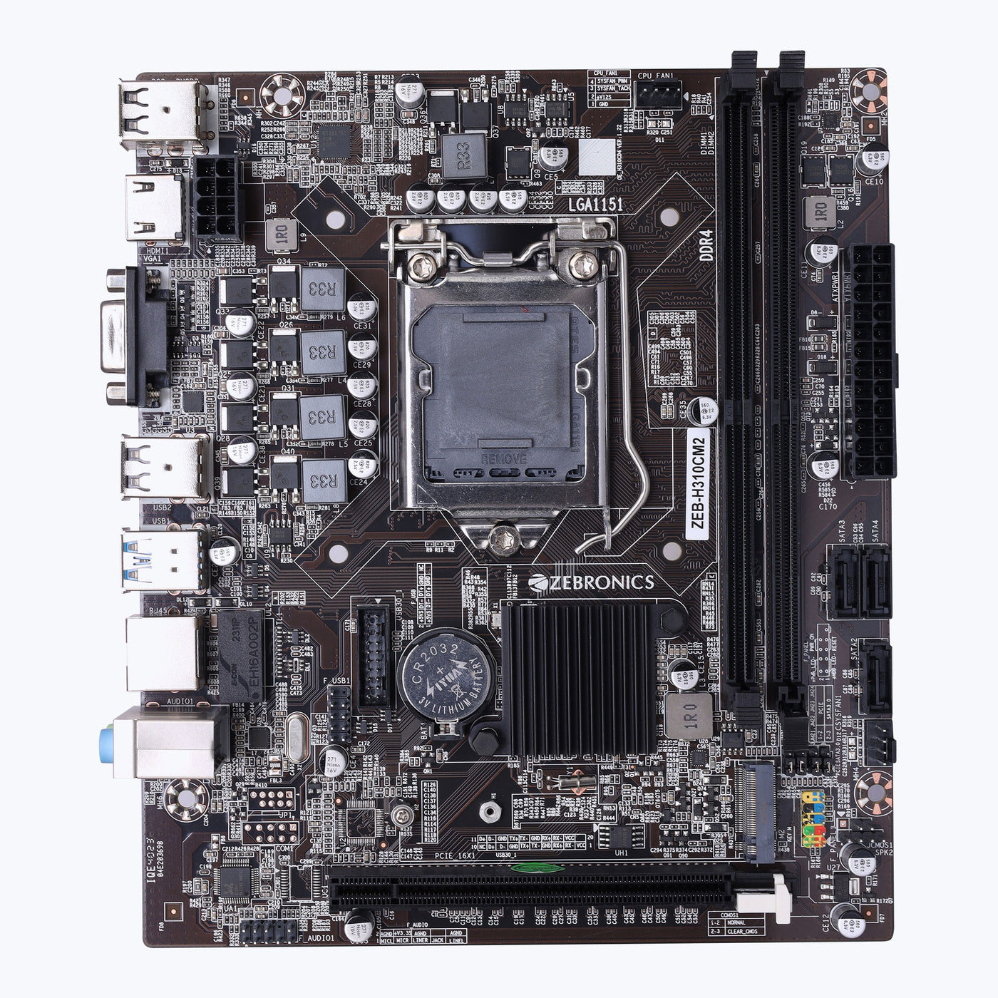 Zebronics H310-CM2 - LGA 1151 Socket- Motherboard