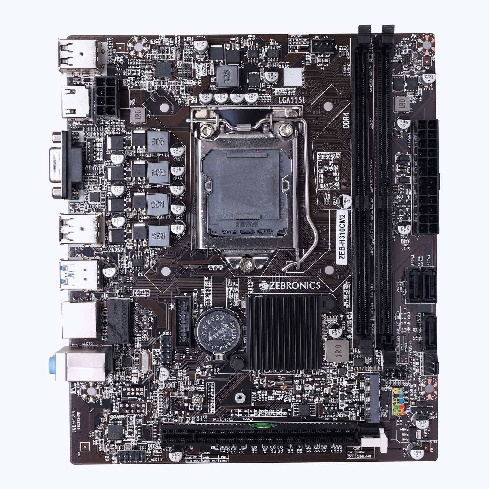 Zebronics H310-CM2 - LGA 1151 Socket- Motherboard