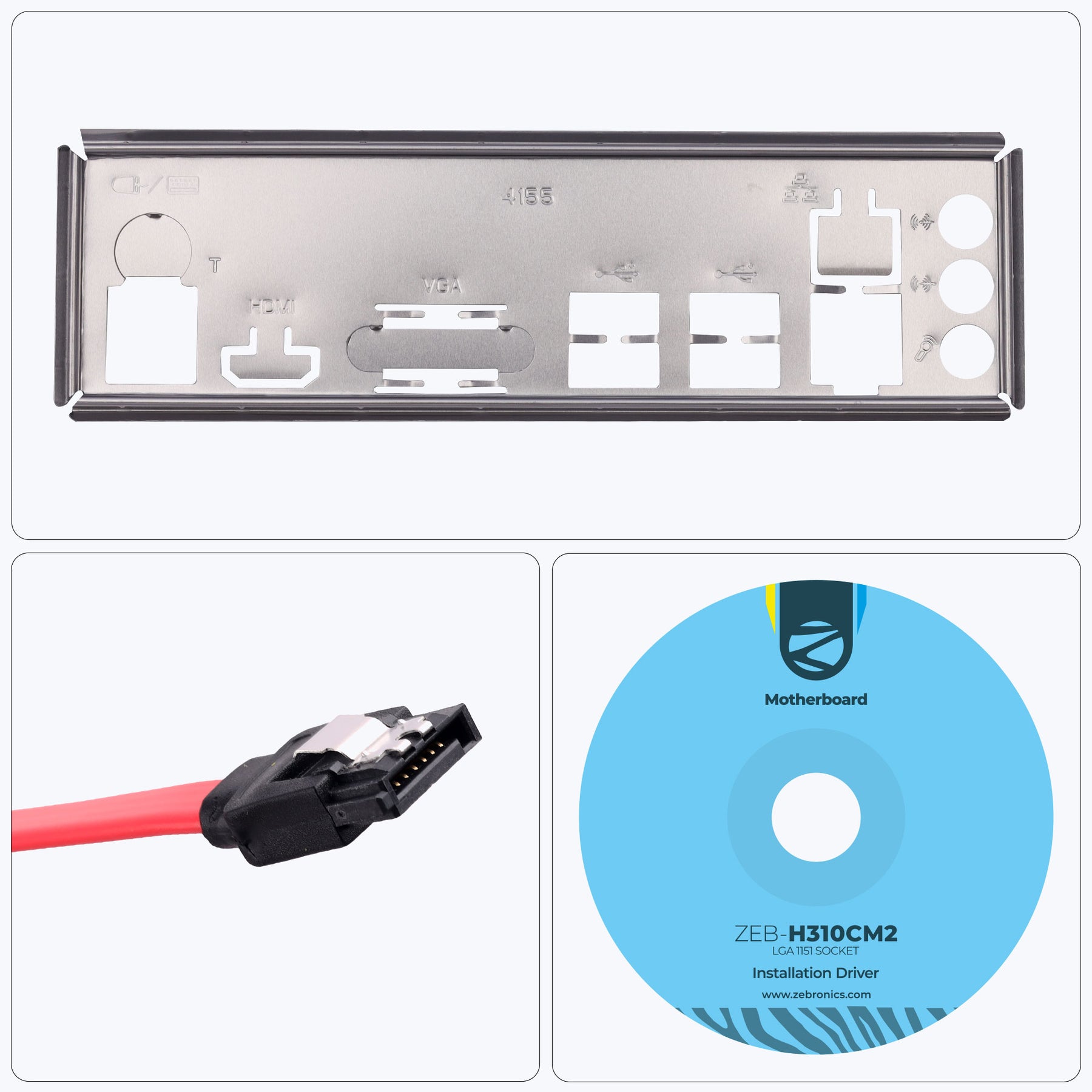 Zebronics H310-CM2 - LGA 1151 Socket- Motherboard