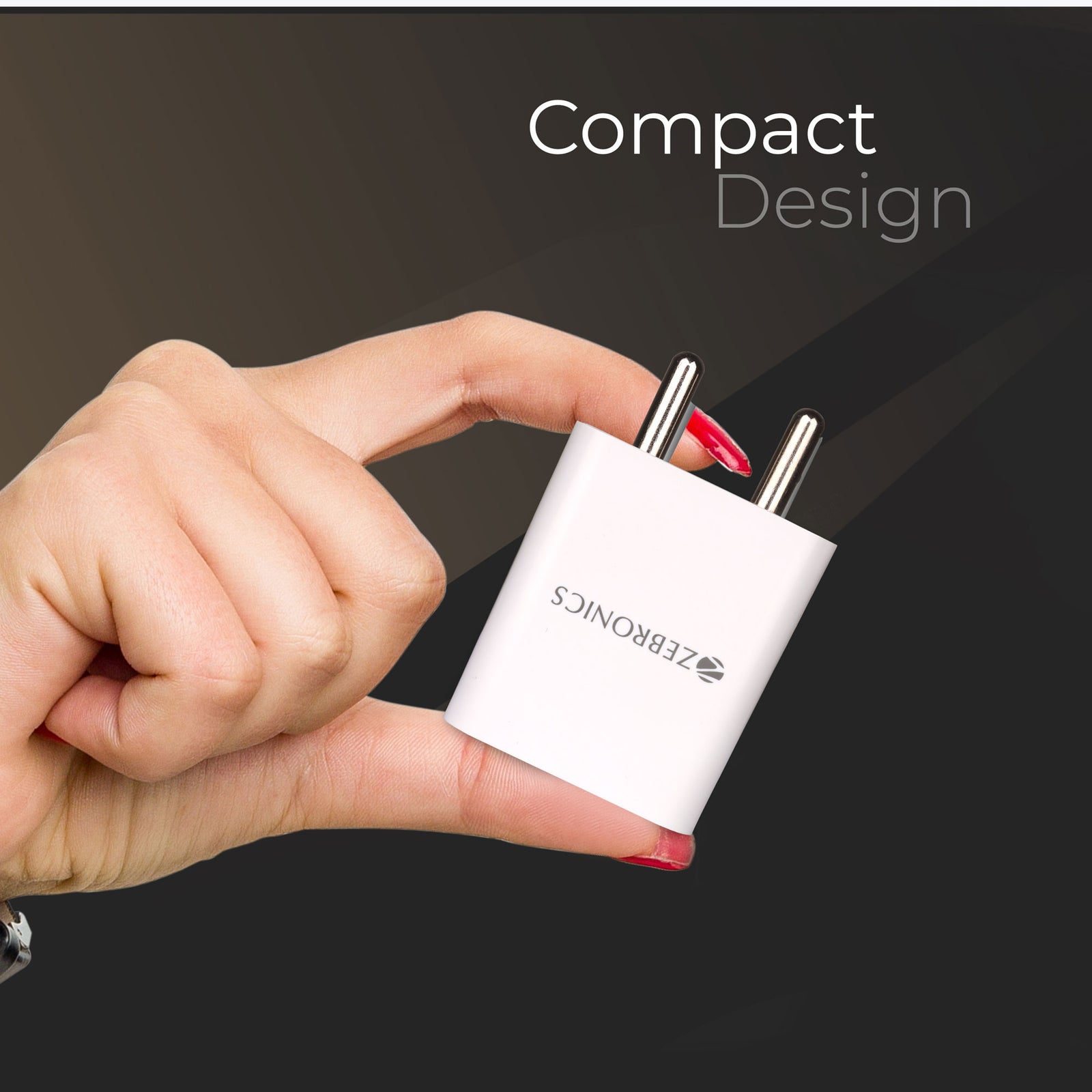 Zebronics MA102B Mobile USB Adapter with cable