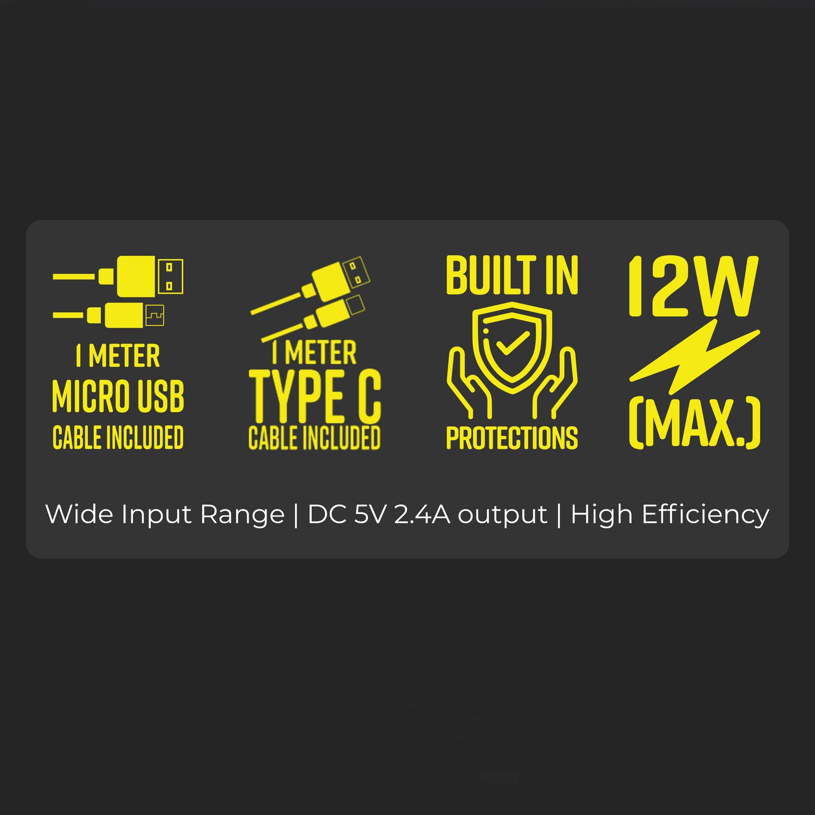 Zebronics MA102B Mobile USB Adapter with cable