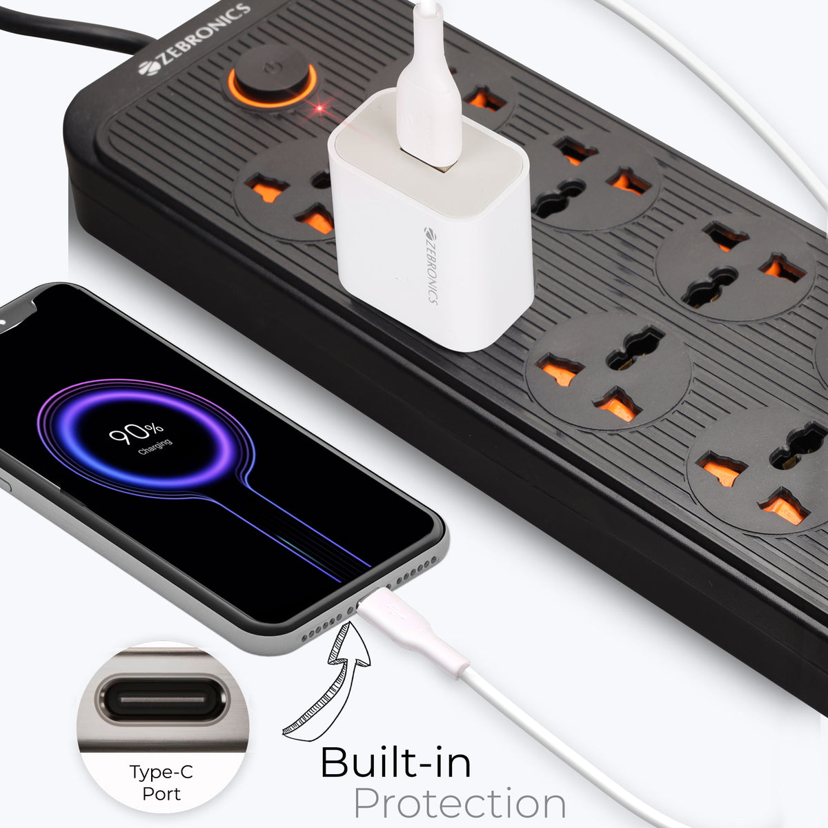 Zebronics MA200 with Type C cable