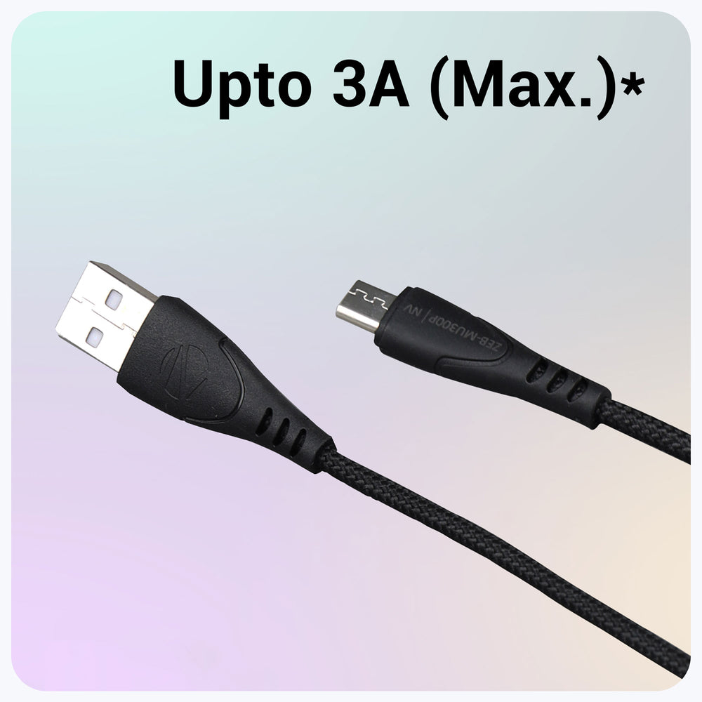Zebronics MU300P - High Quality Micro USB Cable