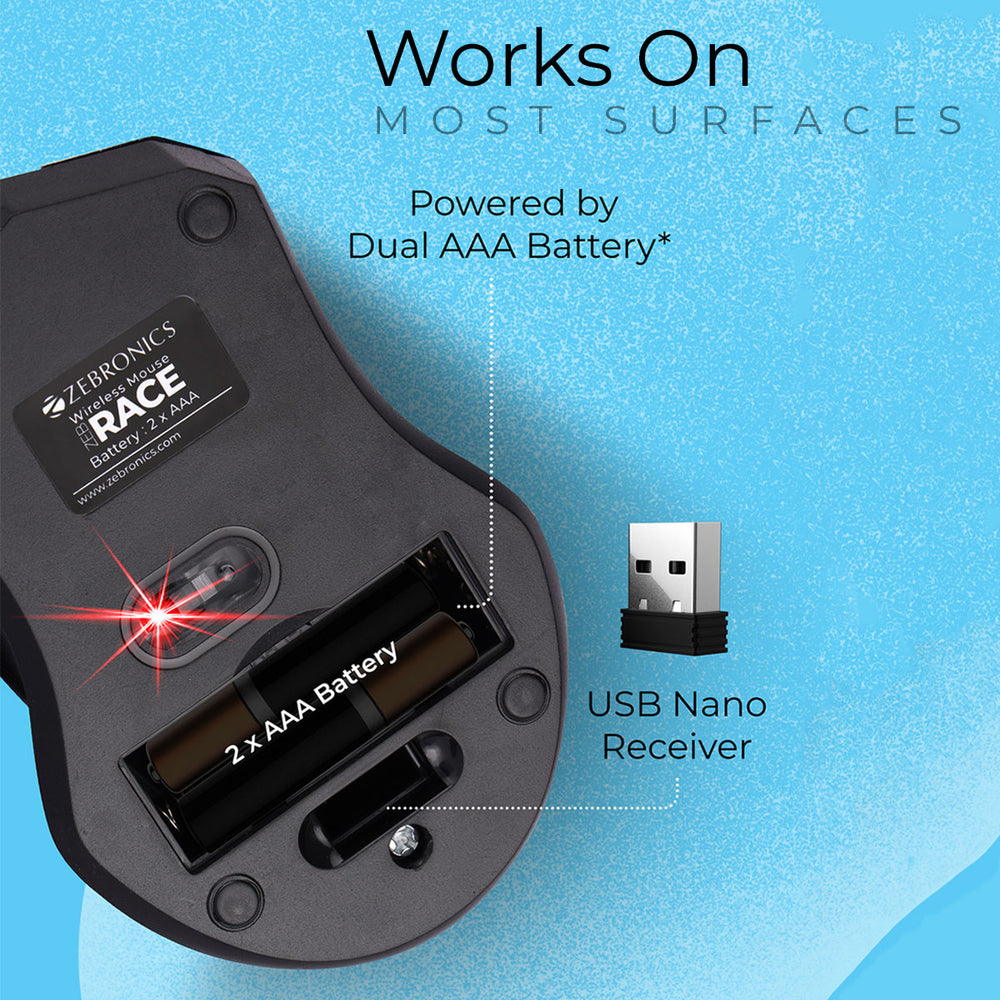 Zebronics Race Wireless Mouse