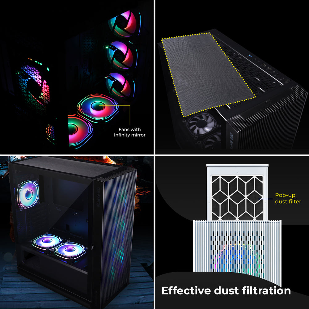 Zebronics Raptor Premium Gaming Chassis