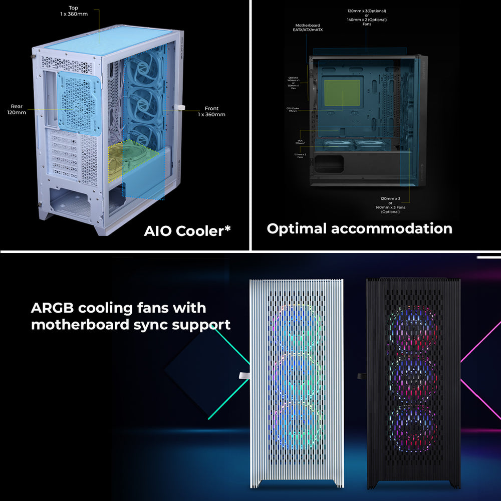 Zebronics Raptor Premium Gaming Chassis