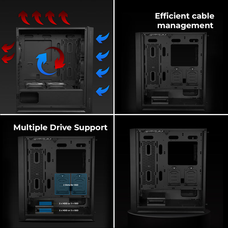 Zebronics Raptor Premium Gaming Chassis