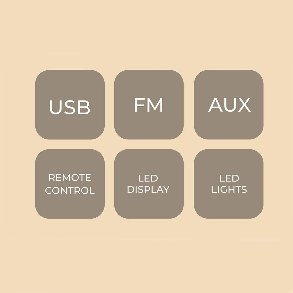 Zebronics Spark 100 speaker - 100W, 5.1ch, LED