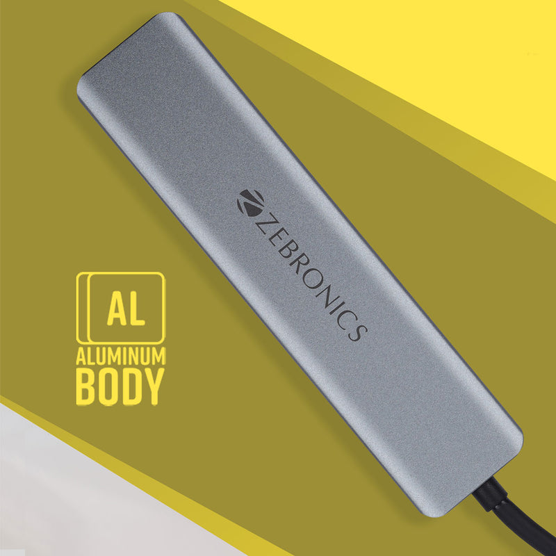 Zebronics TA700 - 7 in 1 Type C Multiport Adapter