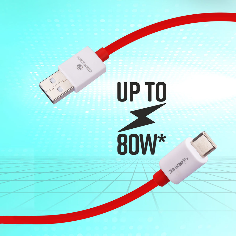 Zebronics UC80P Type C Cable