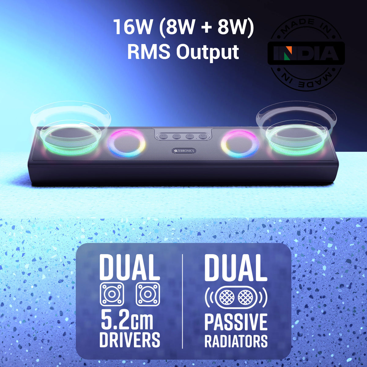 Zebronics Astra 35 Wireless Portable Speaker