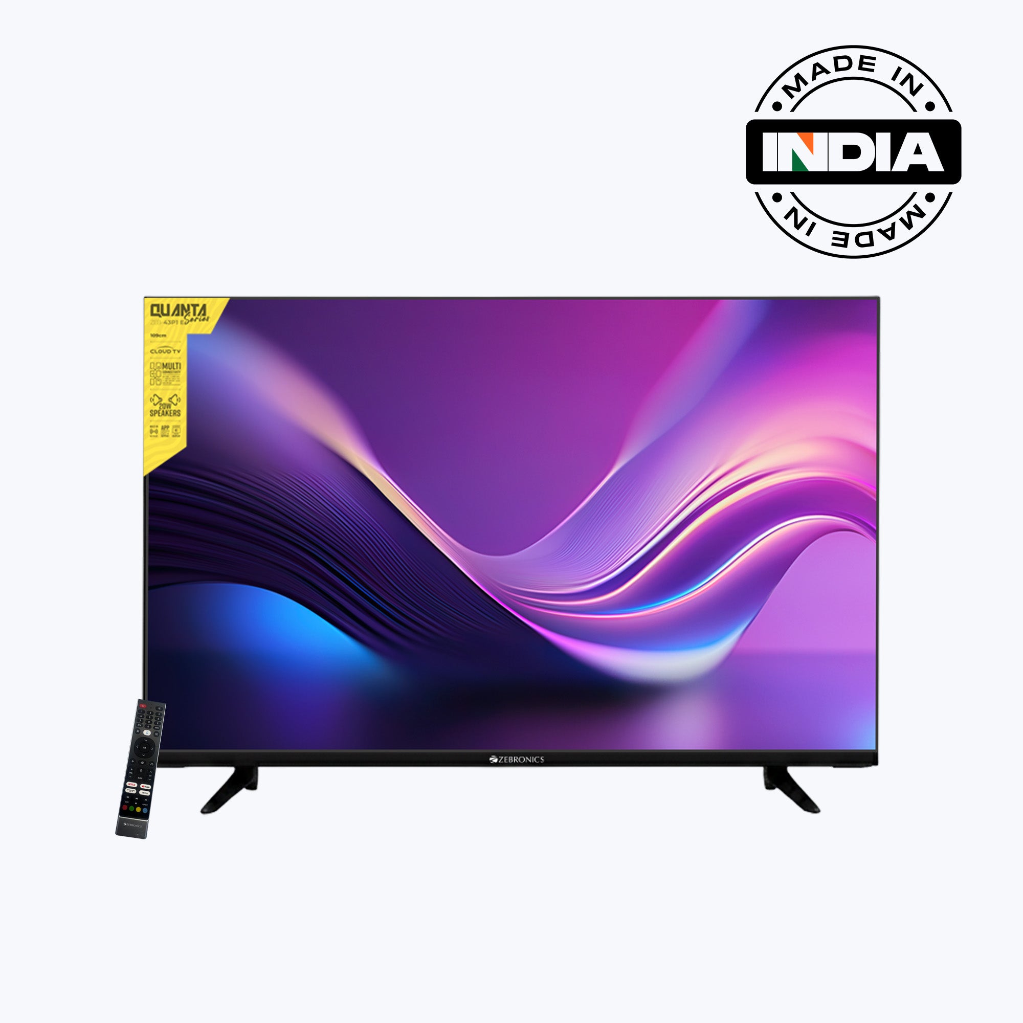 Zebronics 43P1 E Smart LED TV