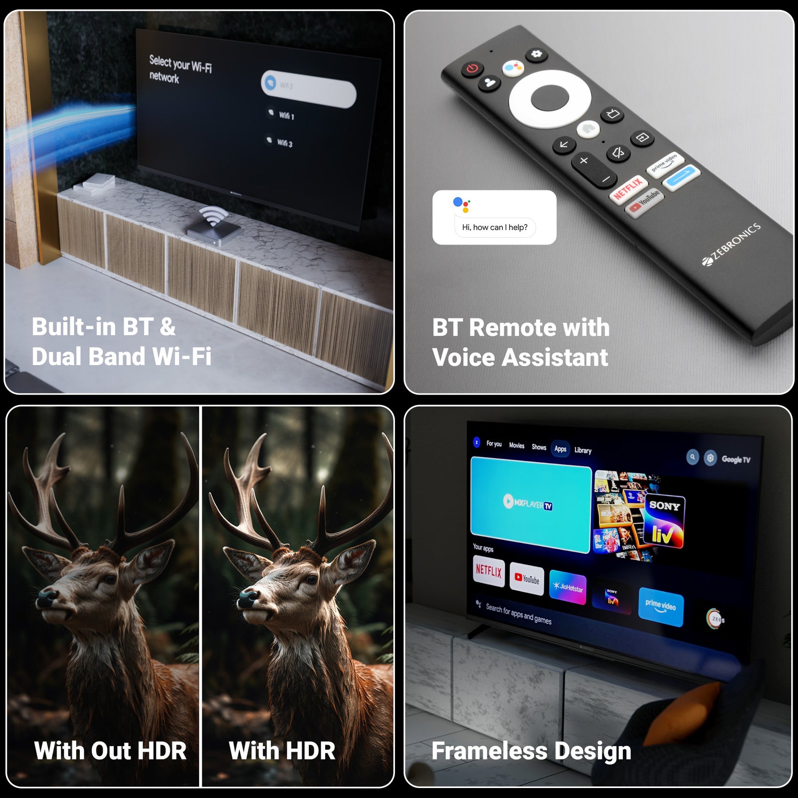 Zebronics 55G1 Pro LED TV
