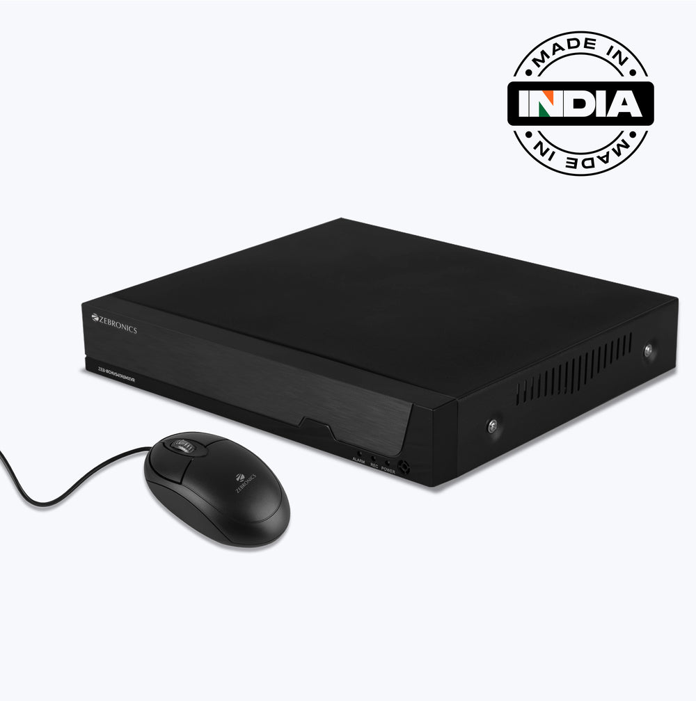 Zebronics 8CHVS4TA5M XVR Hybrid Video Recorder (5 in 1)