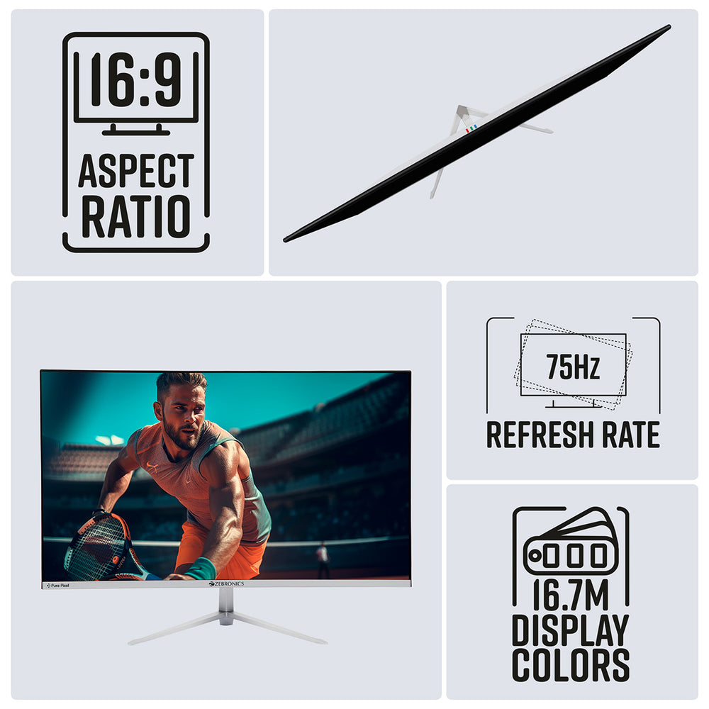Zebronics A27FHD LED (75hz) LED Monitor