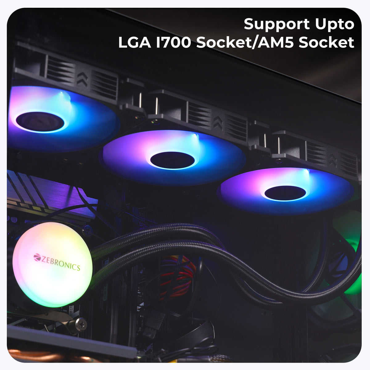 Zebronics AIO360 VB/VW AIO Cooling Fan