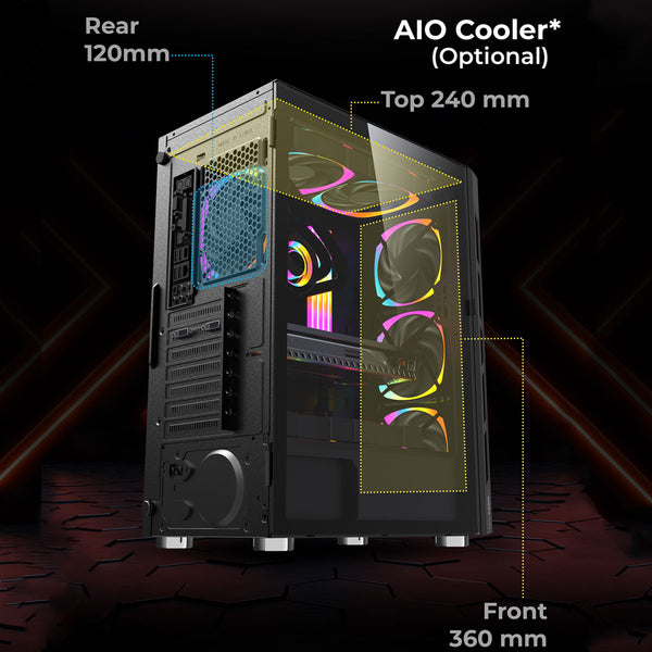 Zebronics Aero Premium Gaming Chassis