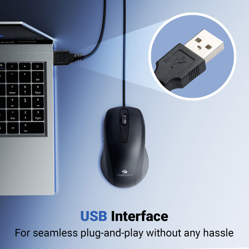 Zebronics Alex Wired Mouse