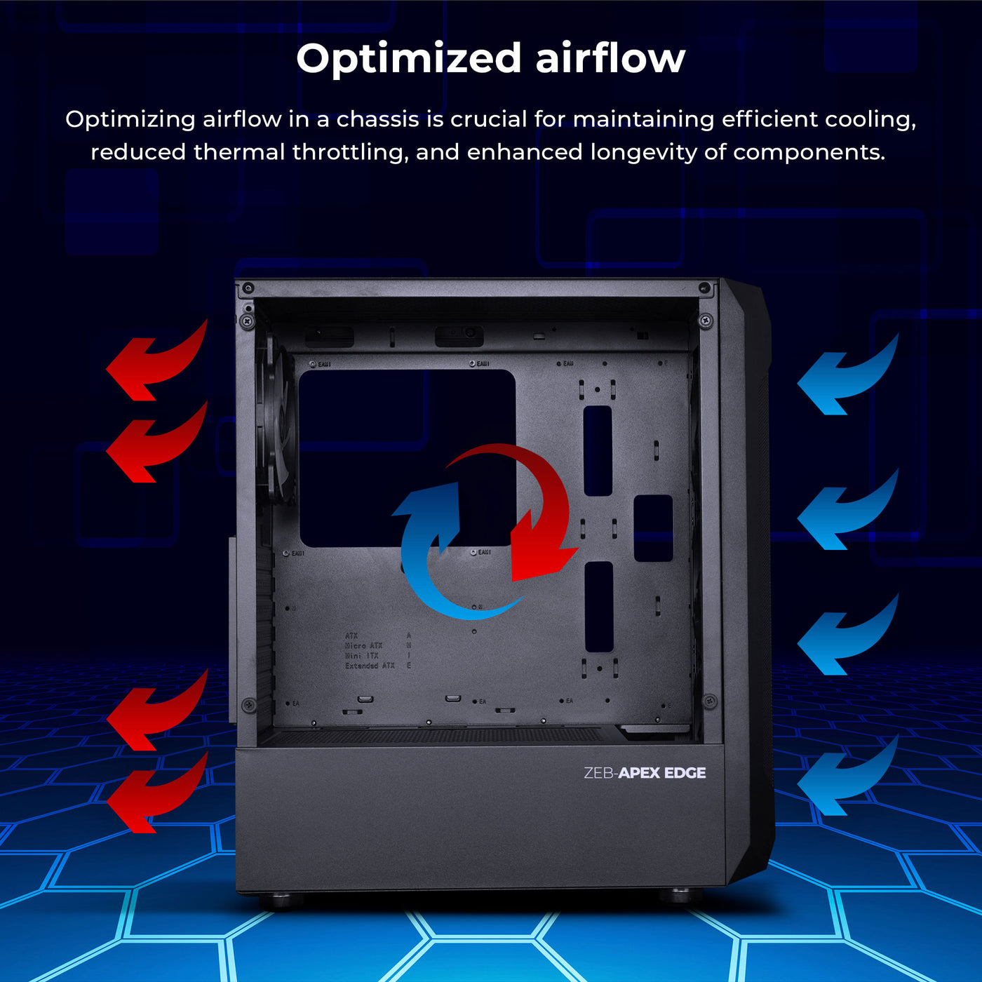 Zebronics Apex Edge Premium Gaming Chassis