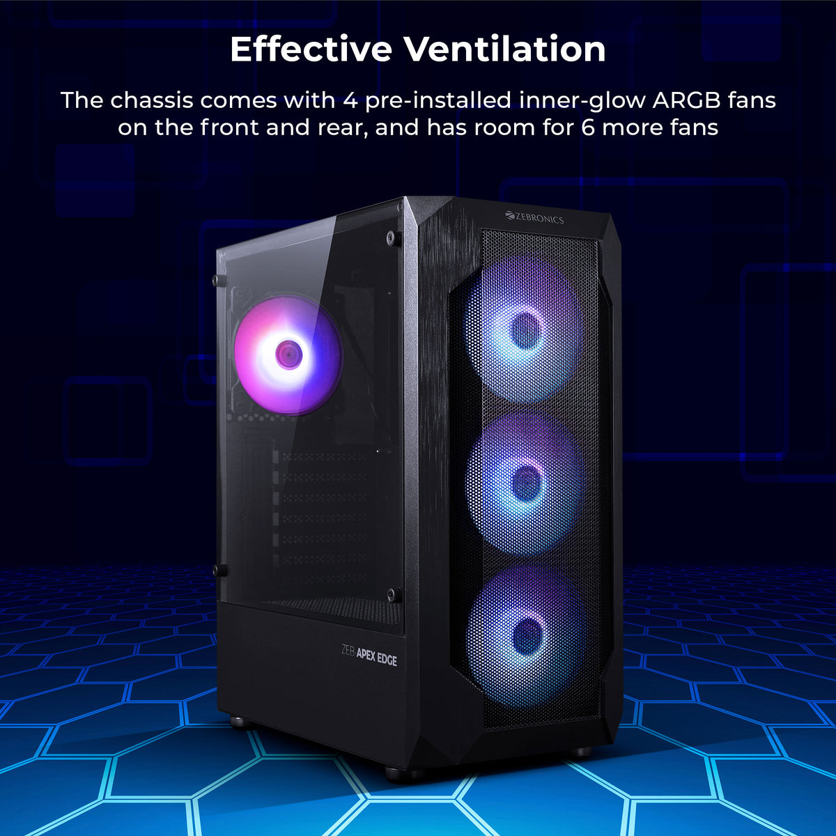 Zebronics Apex Edge Premium Gaming Chassis
