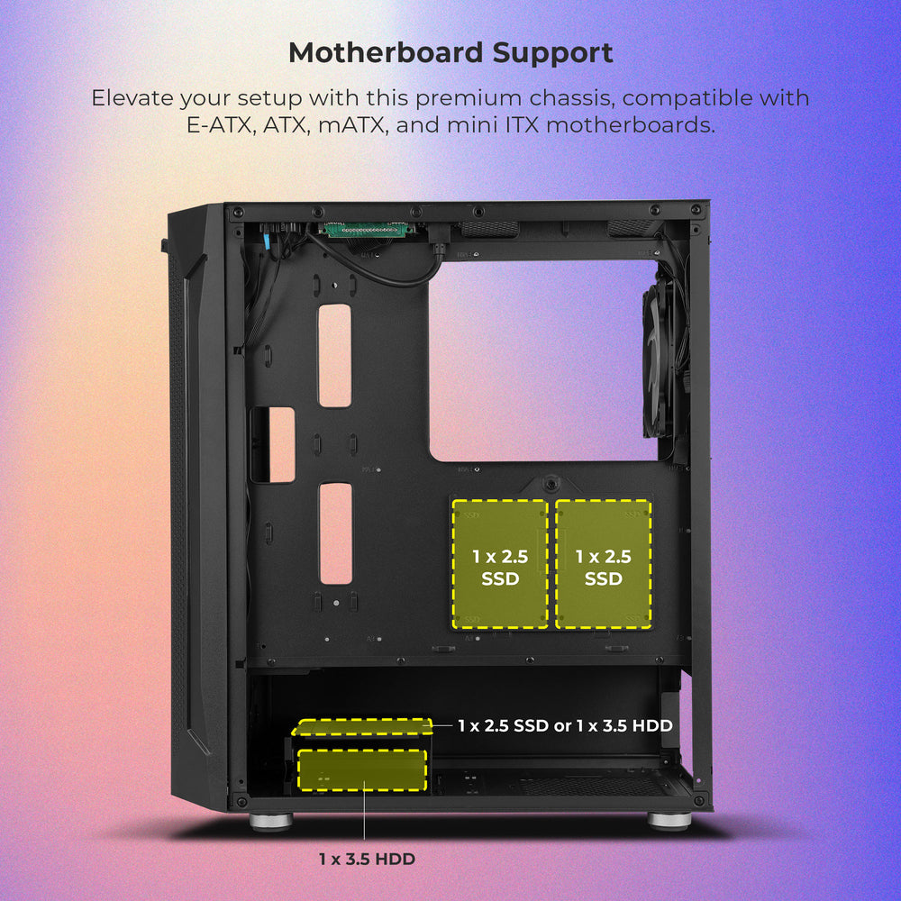 Buy ZEBRONICS Apex Pro Premium Gaming Cabinet - Computech Store