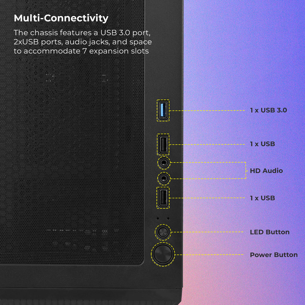 Zebronics Apex Pro Premium Gaming Chassis