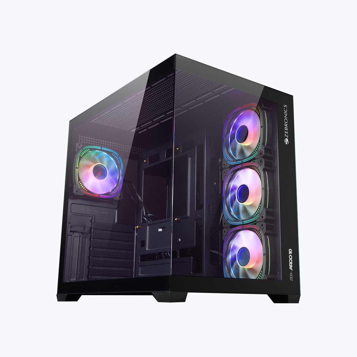 Zebronics Argo 10 B/W - Premium Gaming Chassis