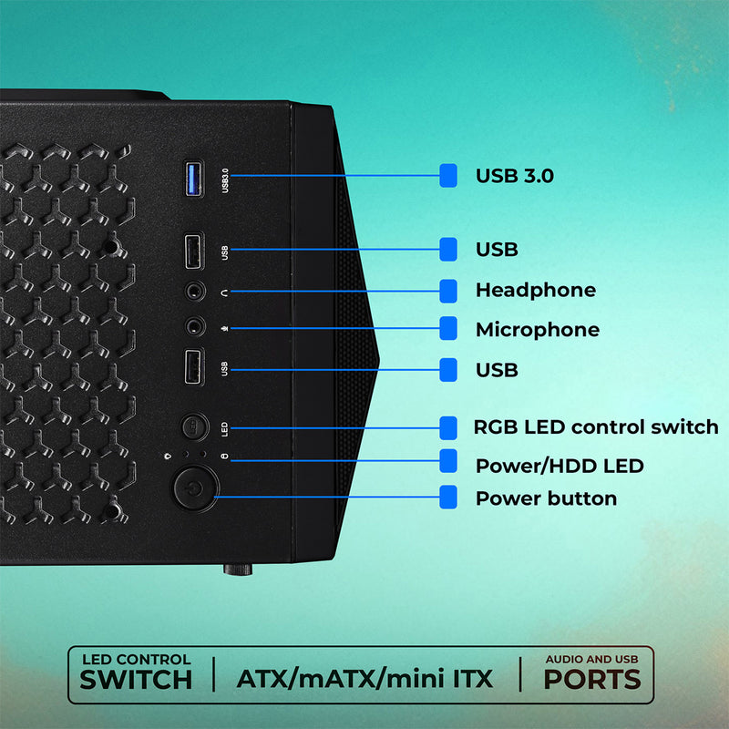 Zebronics Atomic Premium Gaming Chassis