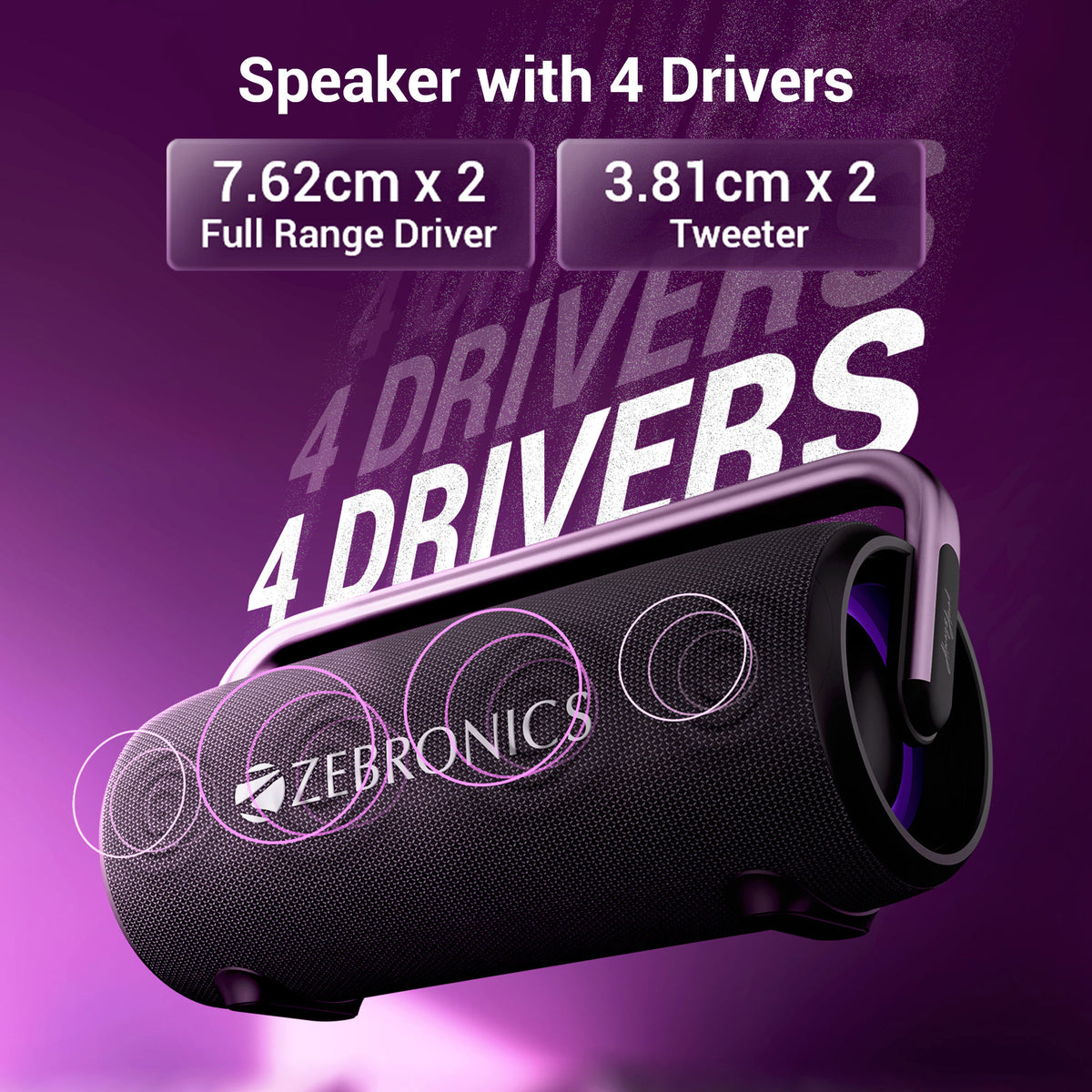 Zebronics Axon 100 Portable Wireless Speaker