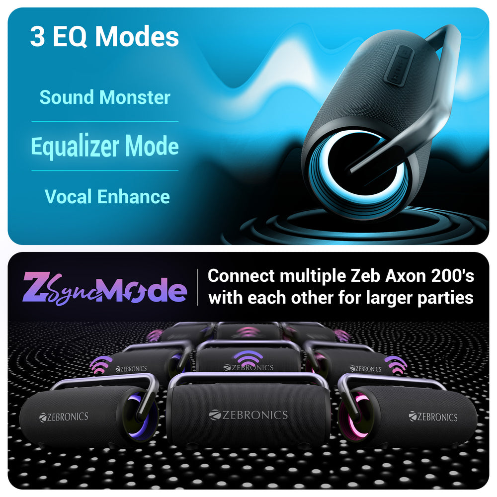 Zebronics Axon 200 Portable Wireless Speaker