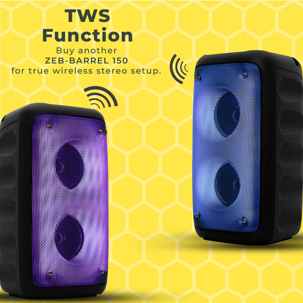 Zebronics Barrel 150 Portable Wireless Speaker