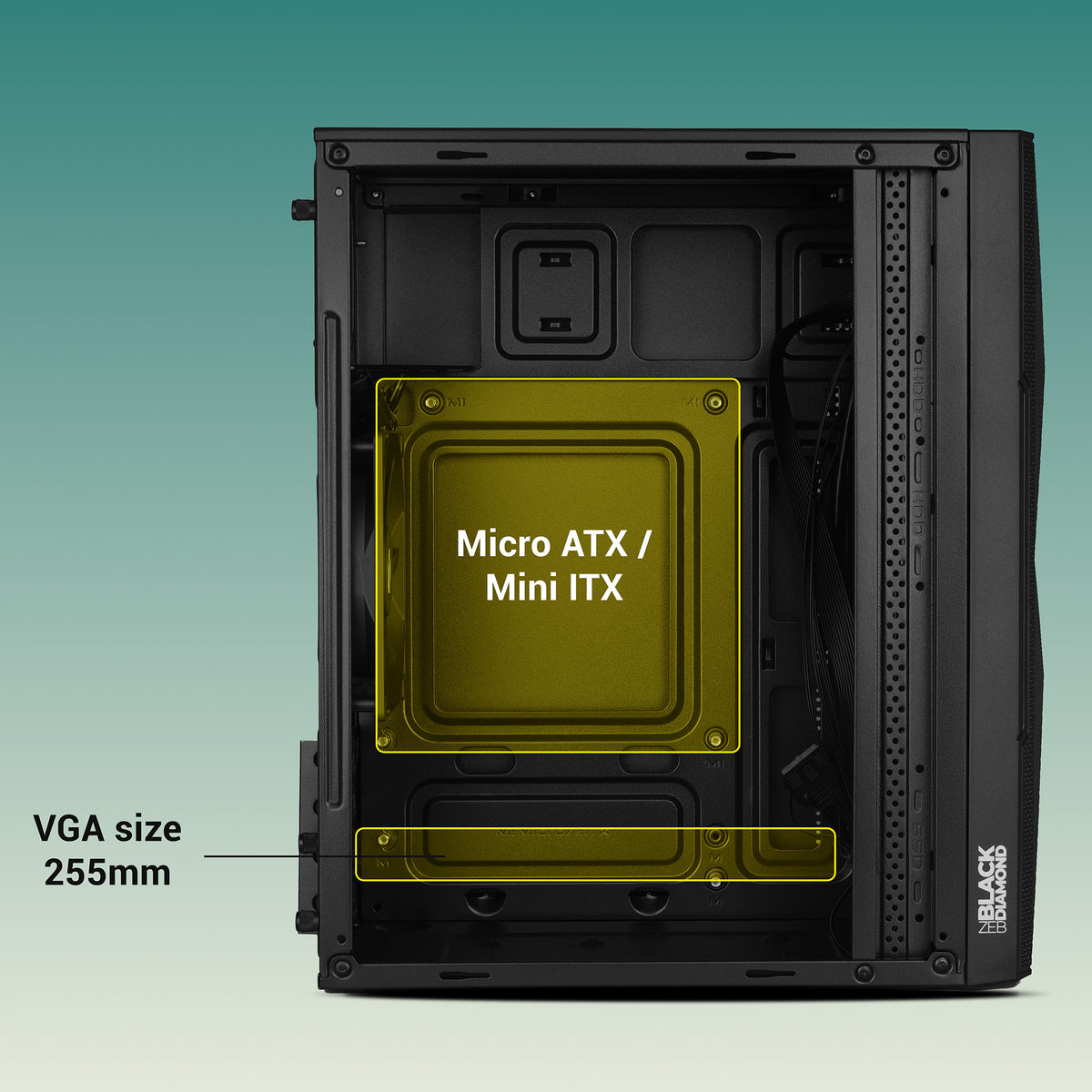 Zebronics Black Diamond Chassis