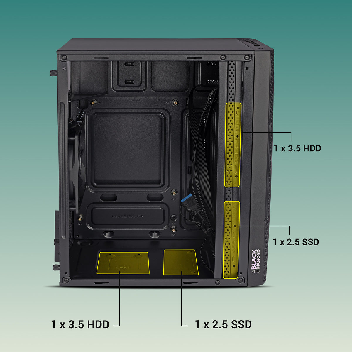 Zebronics Black Diamond Chassis
