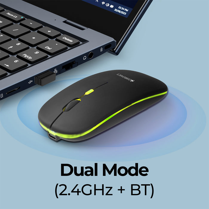 Zebronics Blanc Wireless Mouse