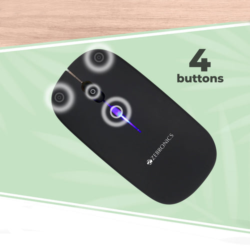 Zebronics Blanc Wireless Mouse
