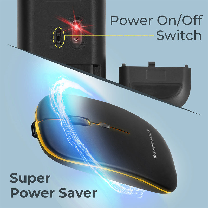 Zebronics Blanc Wireless Mouse