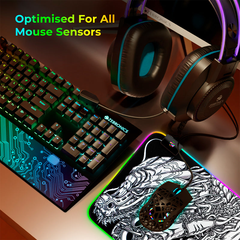 Zebronics Blaze XL RGB (Santanu Edition) - Gaming Mouse pad